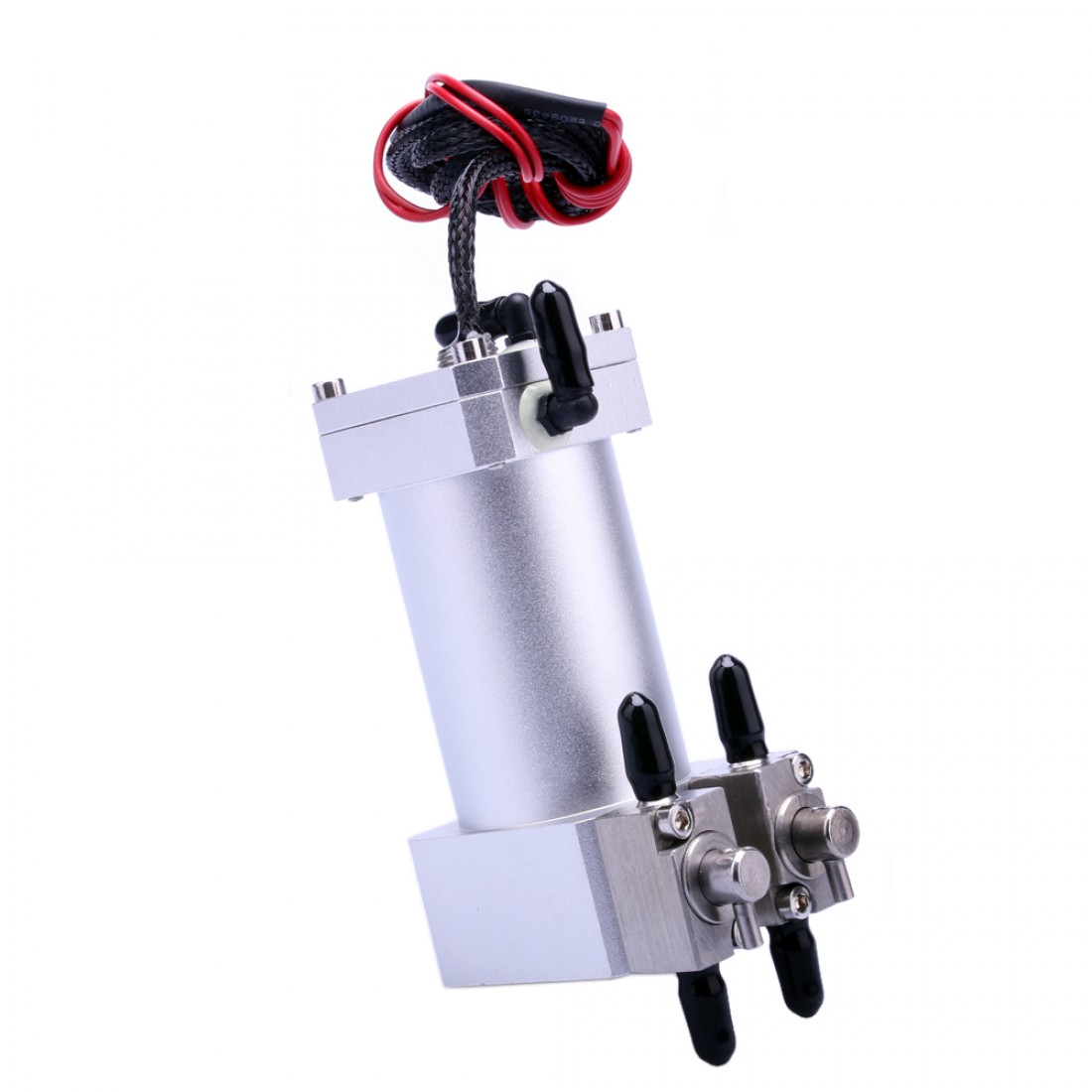 Cylindrical Mental ink tank With Sensor ---2 Aluminum Valve On Its Side